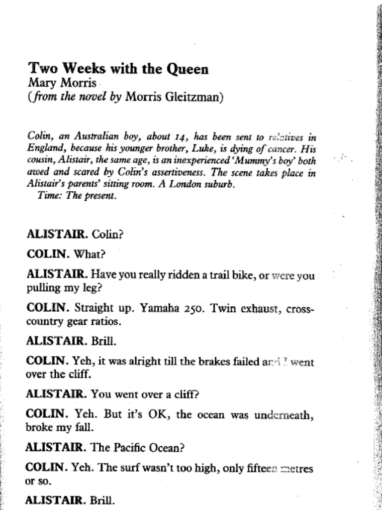 Two Weeks With The Queen | PDF