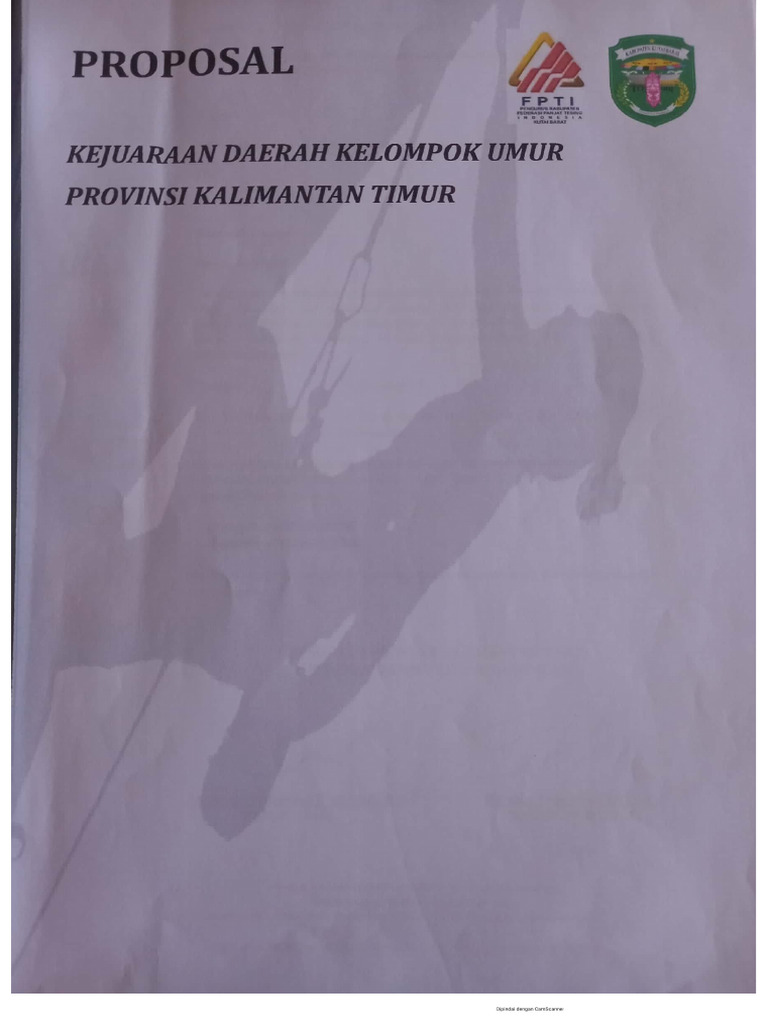 Proposal Kejurprov Balikpapan | PDF