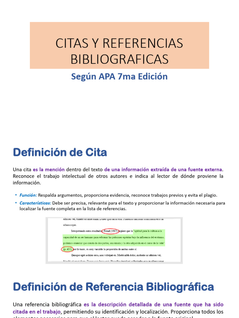 Citas y Referencias Bibliograficas - 2025 | PDF | Citación | Estilo apa