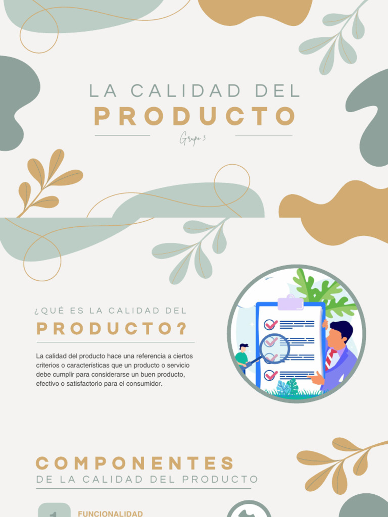 La Calidad Del Producto | PDF
