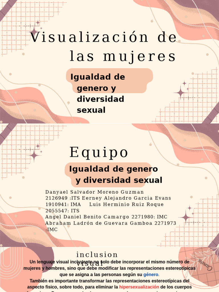 Igualdad de Genero Actividad 2.2 Final | PDF | Igualdad de género ...