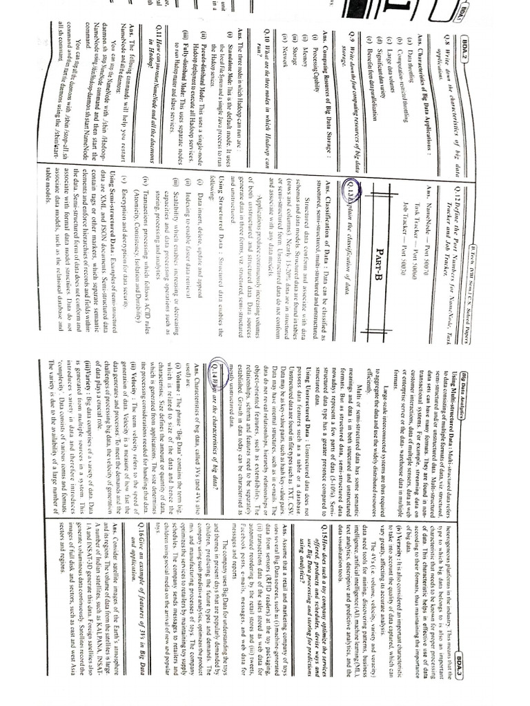 BDA Most Questions | PDF
