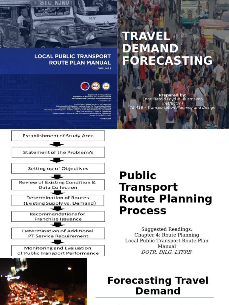 Introduction to Travel Demand Forecasting | PDF | Transport | Applied ...