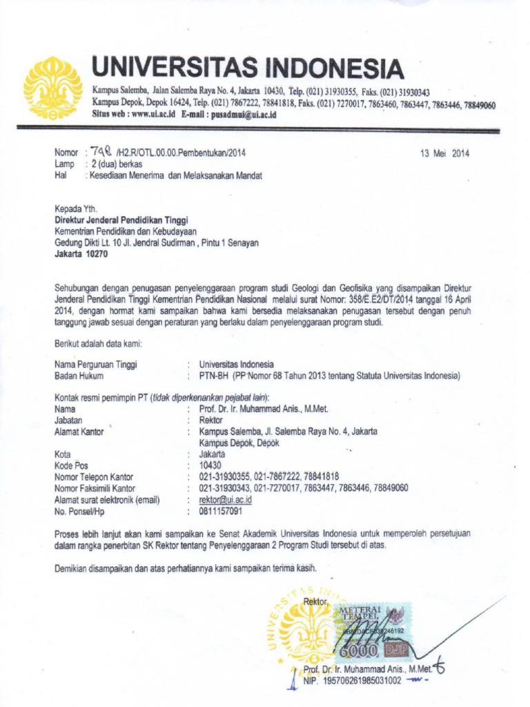 Surat-Rektor-UI-nomor-748-H2.R-OTL.00.00.Pembentukan2014-tentang-Kesediaan-Melaksanakan-Mandat ...