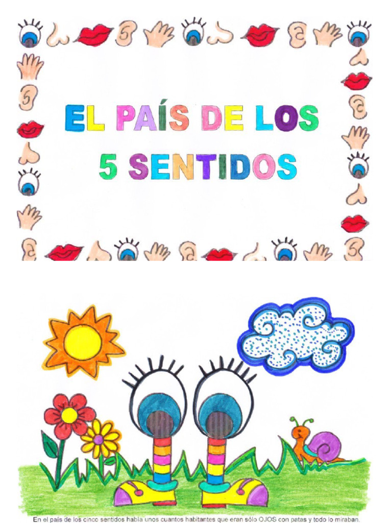 Cuento Infantil El Pais de Los 5 Sentidos | PDF