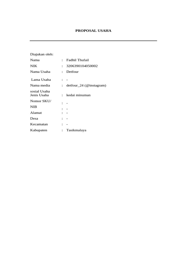 Templete Proposal | PDF