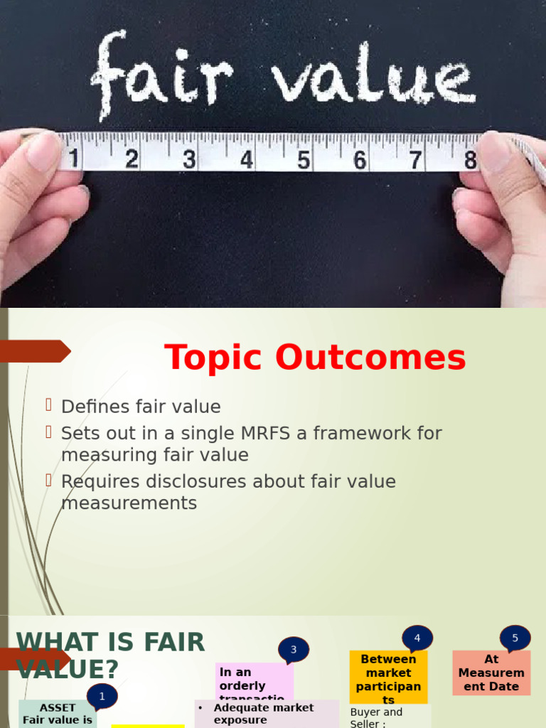 MFRS 13 - FAIR - VALUE - MEASUREMENT (Autosaved) - Far | PDF | Fair ...