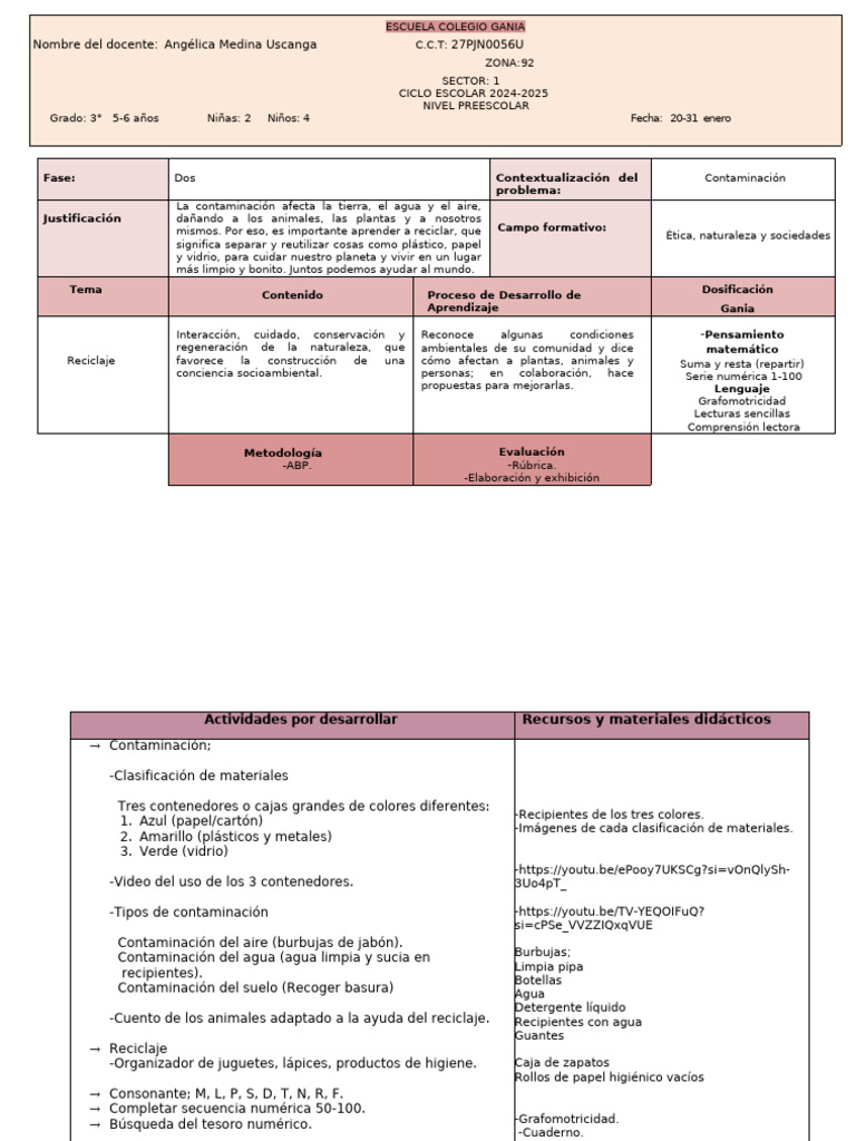 Gania Enero 2 | PDF | Reciclaje | Contaminación
