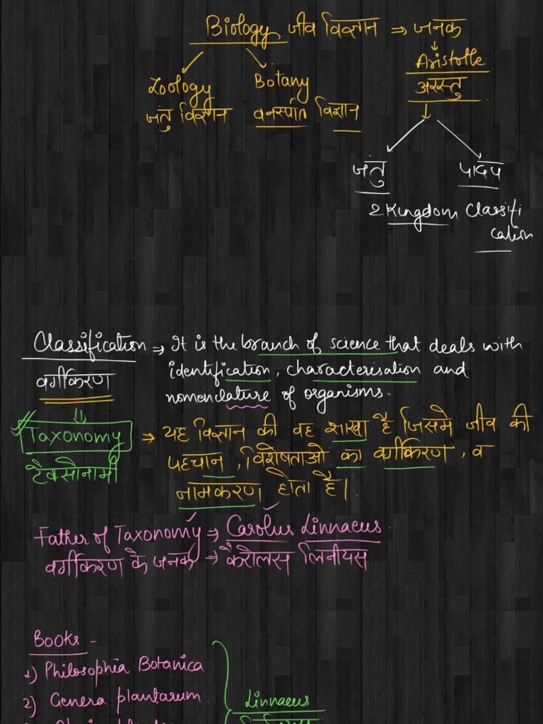Classification Class Notes 83 | PDF