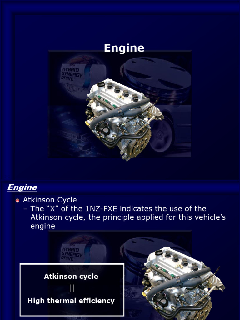 Atkinson Cycle Engine Overview | PDF | Green Vehicles | Energy Technology
