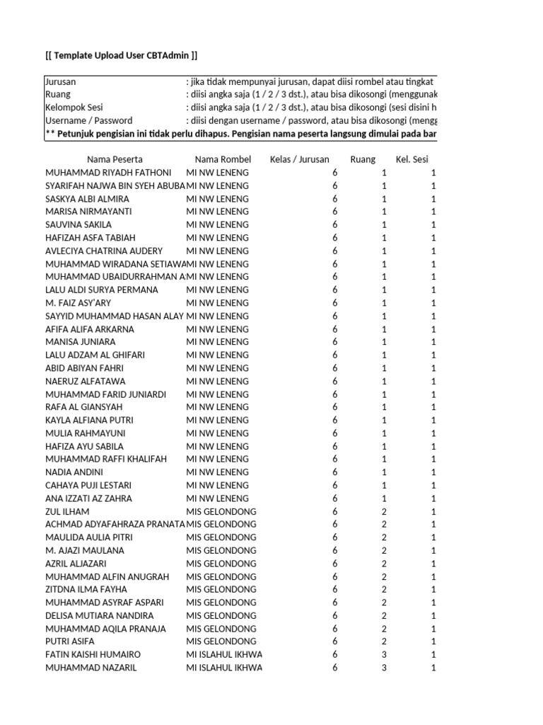 Upload Di Cbtadmin | PDF