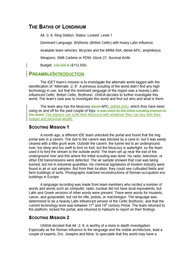 Fringeworthy - The Baths of Londinium | PDF | Roman Britain | Roman Legion