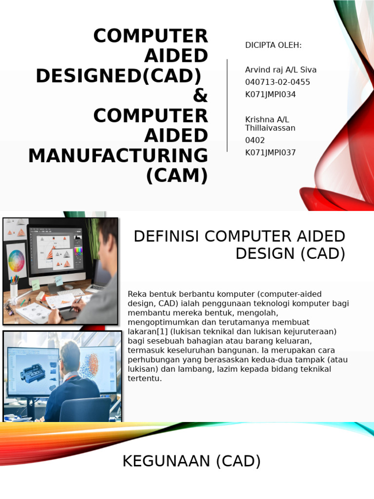 Definisi dan Kegunaan CAD dan CAM | PDF