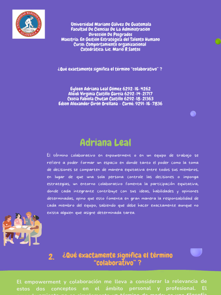 ¿Qué Exactamente Significa El Término "Colaborativo" | PDF ...