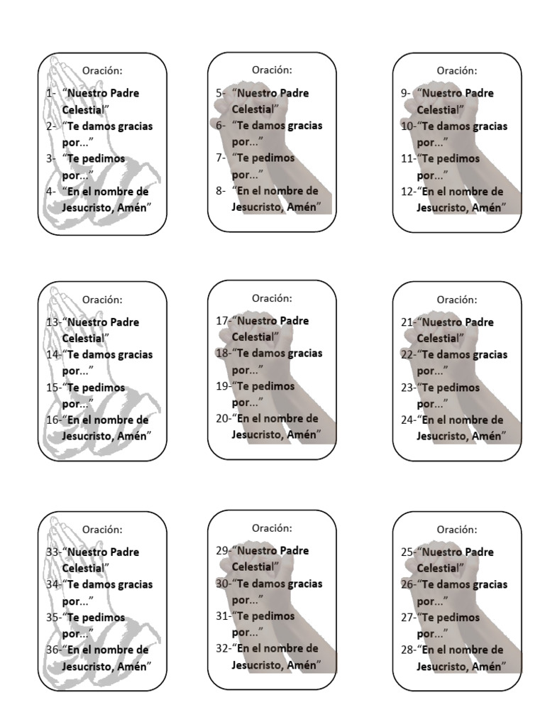 Oracion Como Orar 2 | PDF