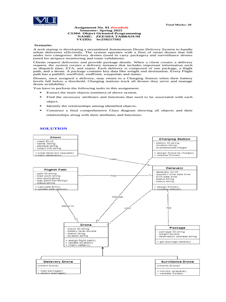 (bc250217502) ASSGMNT NO 1 | PDF
