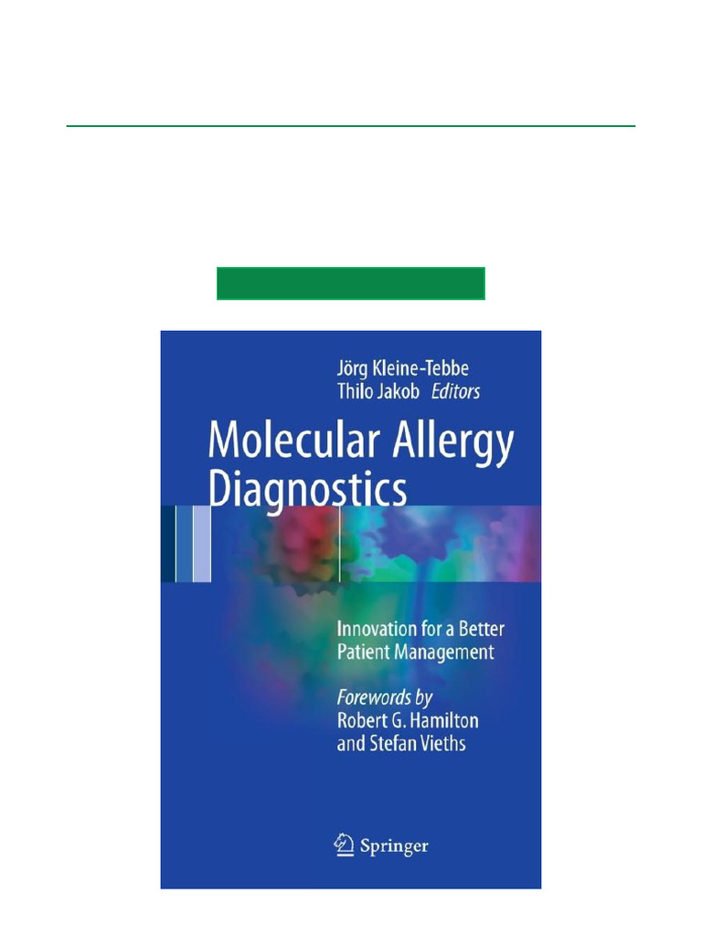 Molecular Allergy Diagnostics Innovation For A Better Patient ...