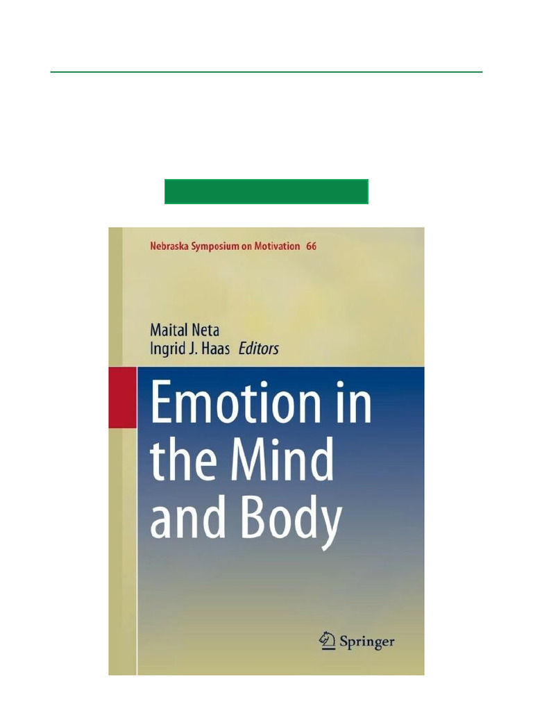 Emotion in The Mind and Body Illustrated Ebook Download | PDF ...