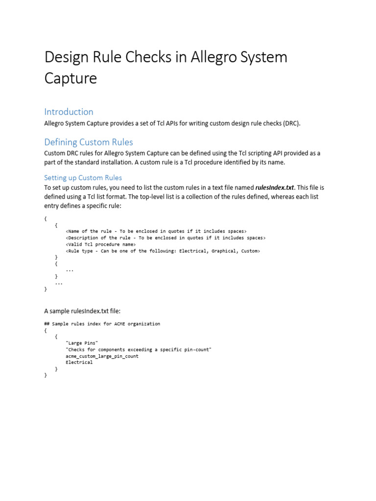 Allegro System Capture AppNote - DRC | PDF | Programming Paradigms | Computing