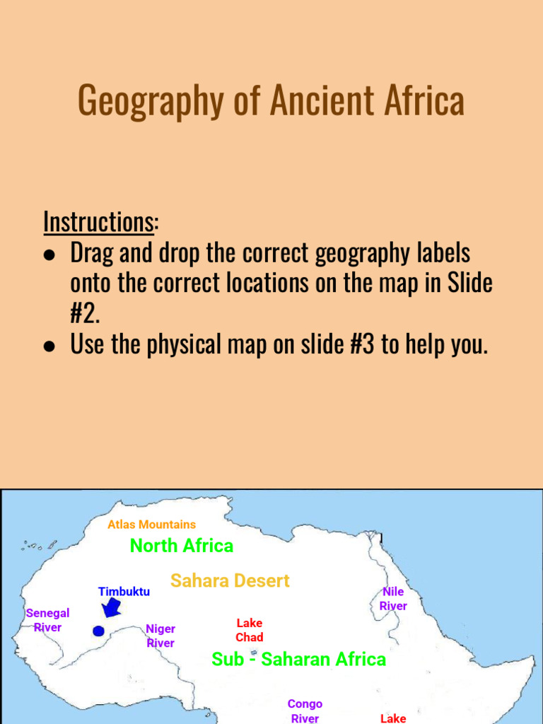 Hicel Paredes Jimenez - Map Activity - Ancient Africa | PDF