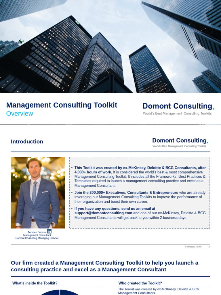 Comprehensive Management Consulting Toolkit | PDF | Strategic ...