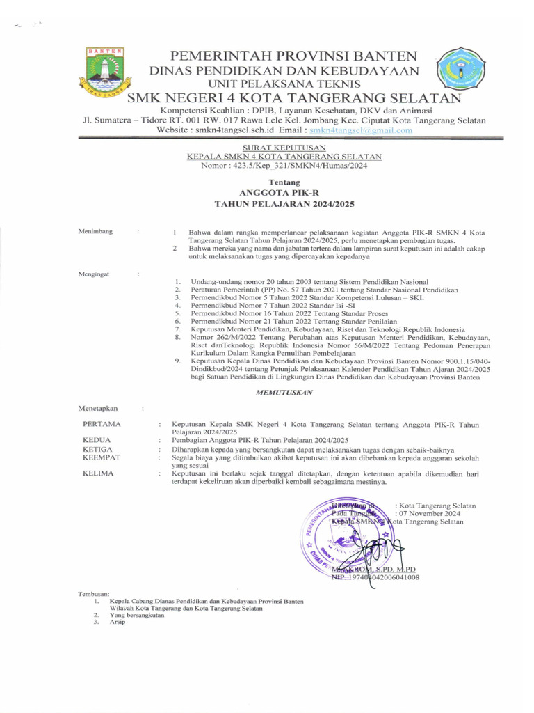 SK PIK-R 20242025 | PDF