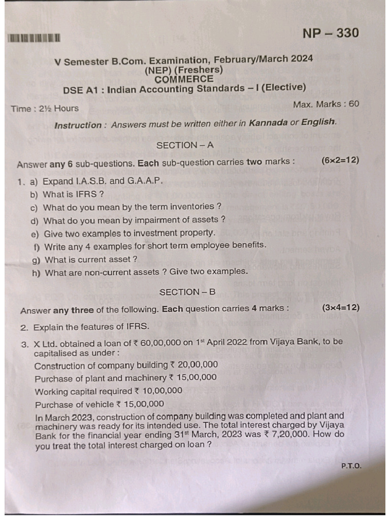 IAS 2024 Question Paper | PDF