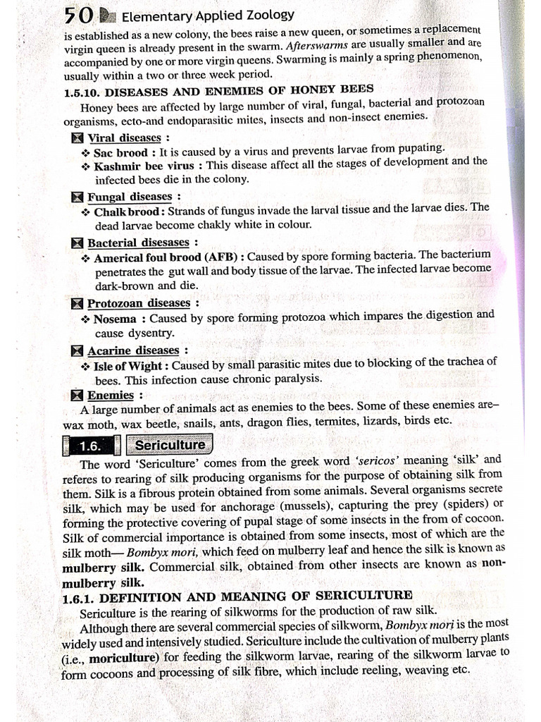 Sericulture Book 1 | PDF