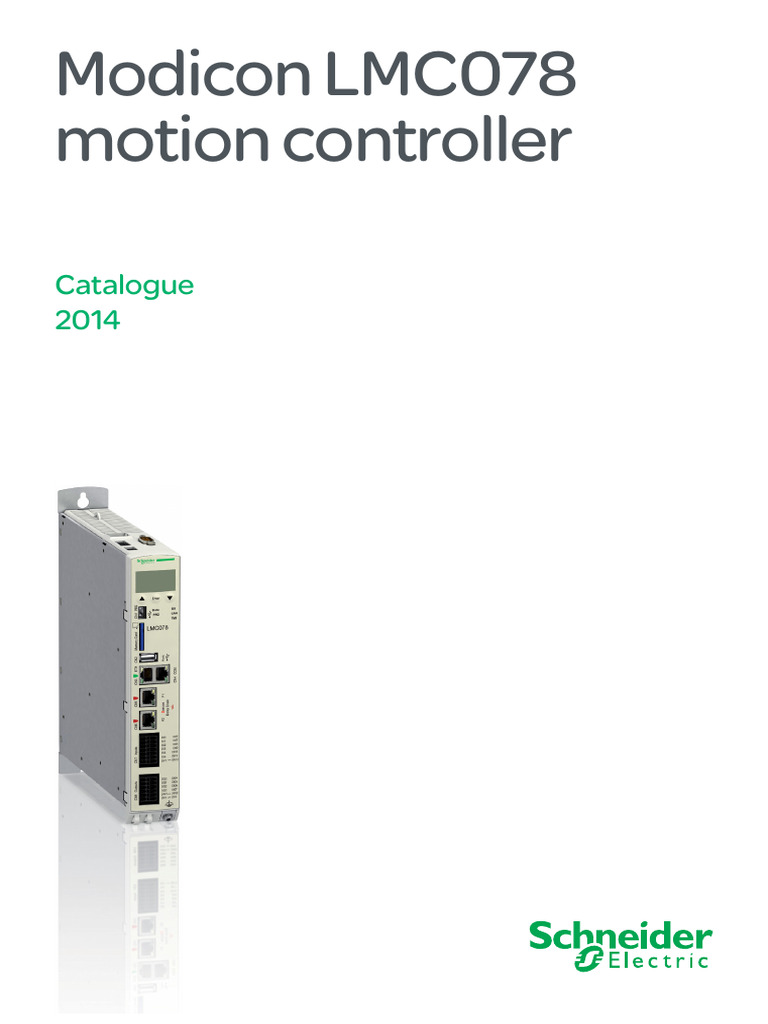 Modicon LMC078 Motion Controller Overview | PDF | Programmable Logic ...