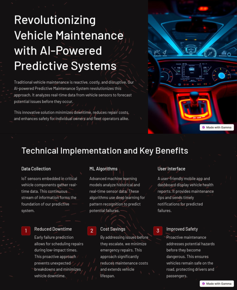 Revolutionizing Vehicle Maintenance With AI Powered Predictive Systems ...