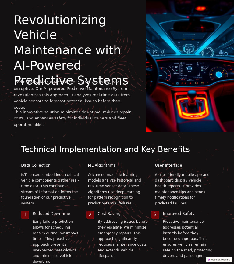 Revolutionizing Vehicle Maintenance With Ai Powered Predictive Systems