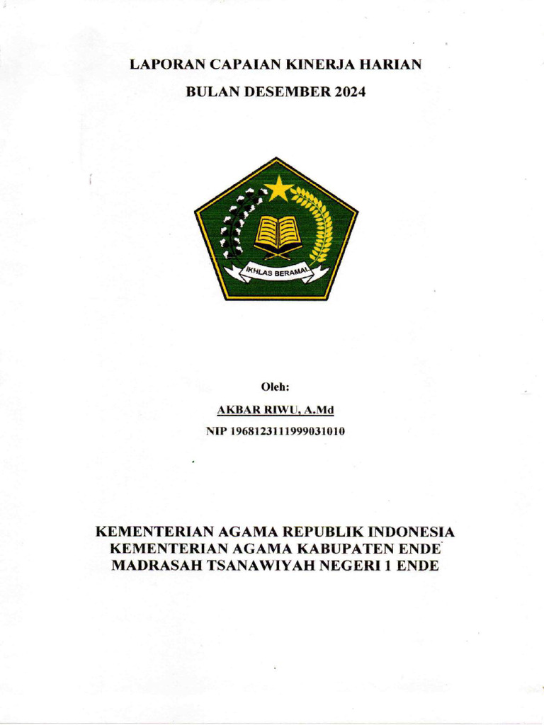 LKH DESEMBER Pak Akbar Riwu | PDF