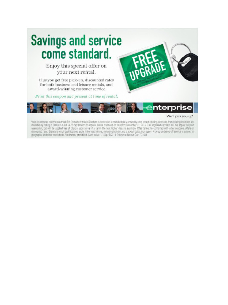 Enterprise Free Upgrade Coupon | PDF