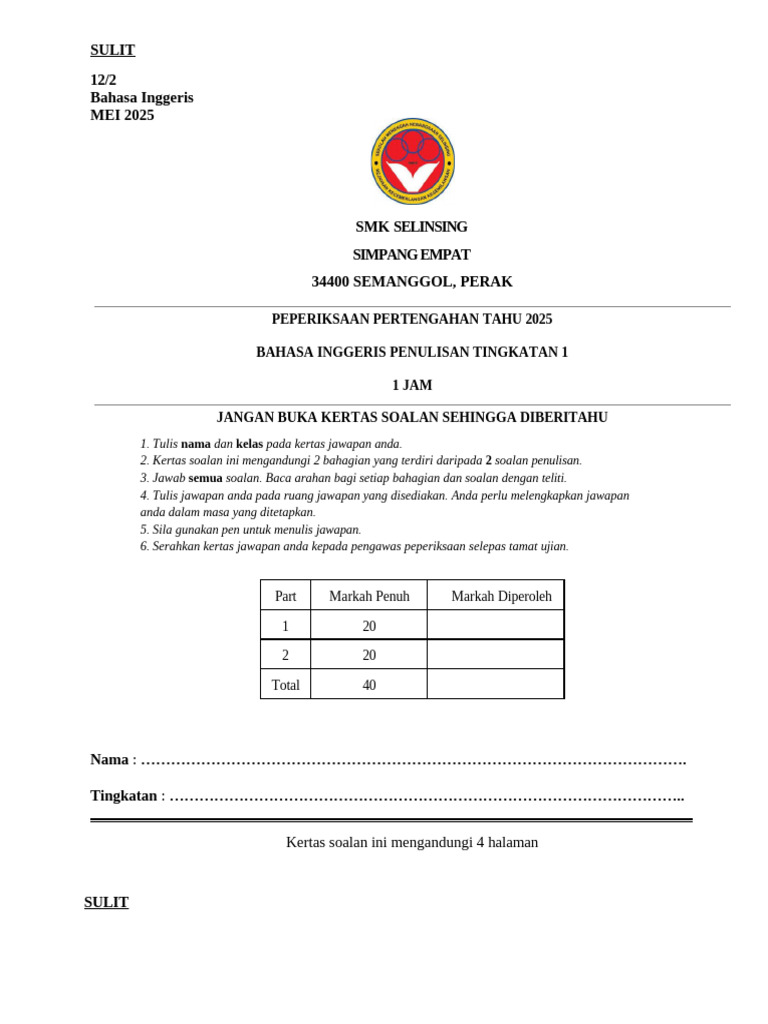 Ppt f1 Writing Full (2) | PDF