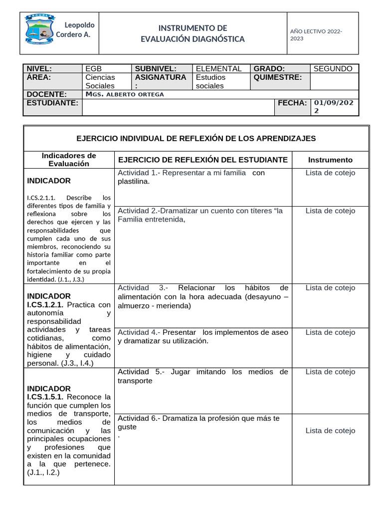 Estudios Sociales | PDF