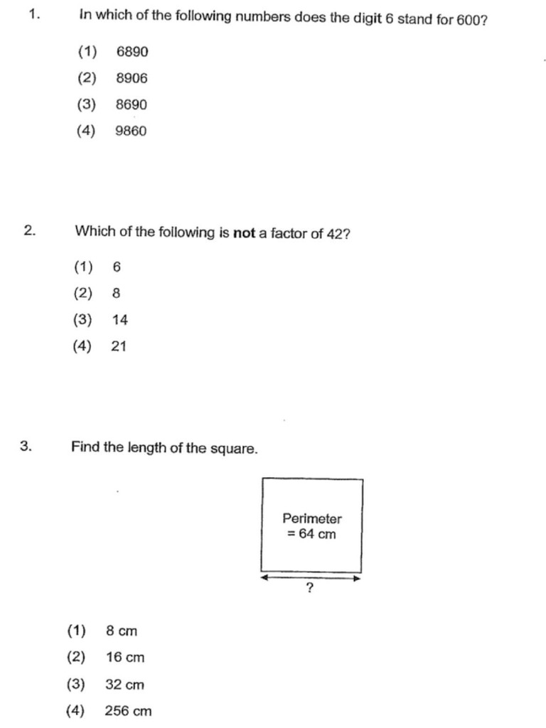 P.4 Maths | PDF