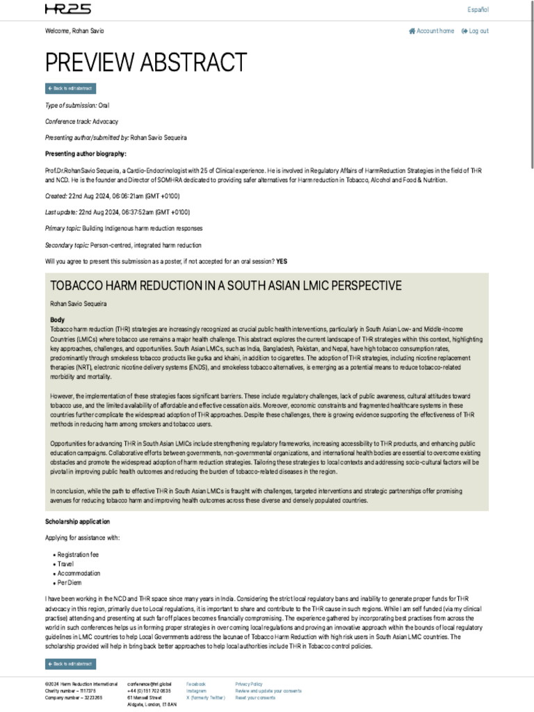 Preview Abstract - Harm Reduction International | PDF