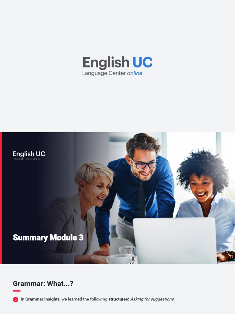 MOOC_ESP_M3 Module 3 Summary | PDF | Verb | Question