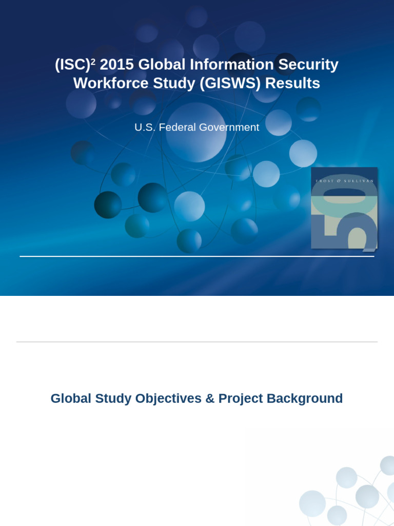 (ISC) - 2015-GlSWS-US-Federal-Gov-Results | PDF | Computer Security ...
