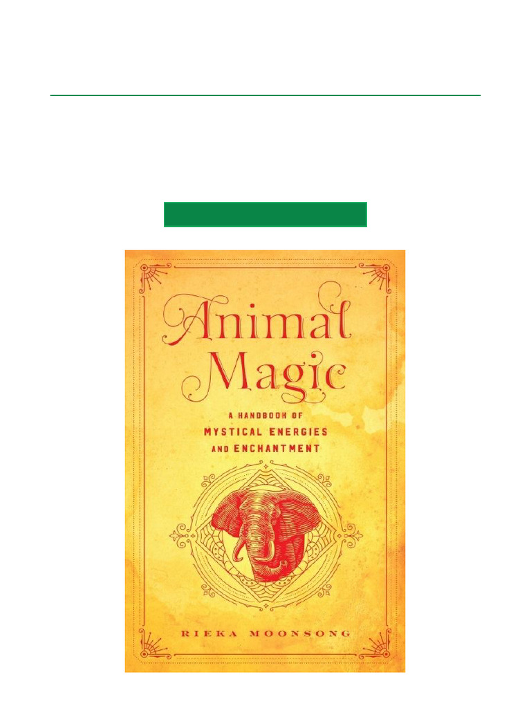 Animal Magic: Mystical Energies Guide | PDF | Witchcraft | Folklore