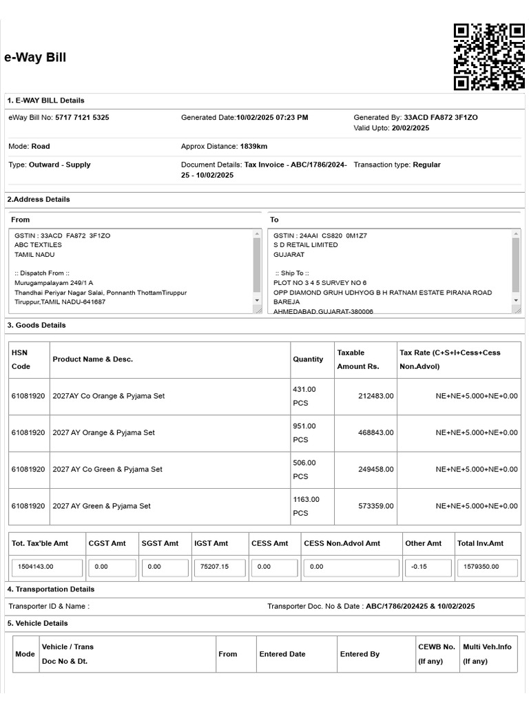E-Way Bill System - Upated | PDF | Economy Of India | Public Finance
