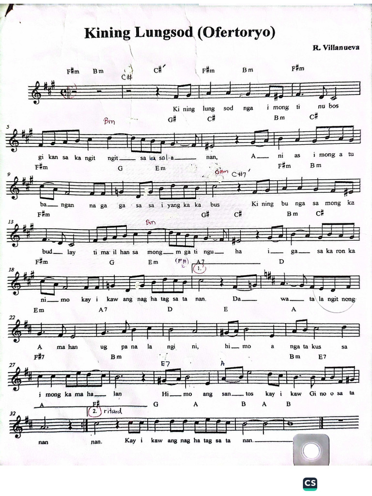 Kining-Lungsodoffertory | PDF