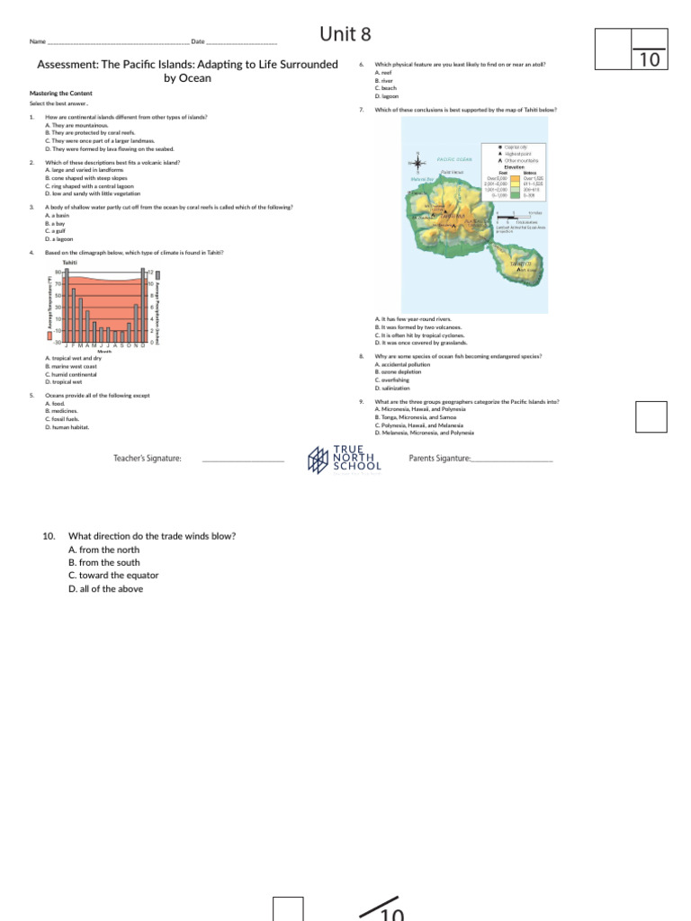 Unit 8_Lesson 34 - The Pacific Islands - Adapting to Life Surrounded by ...