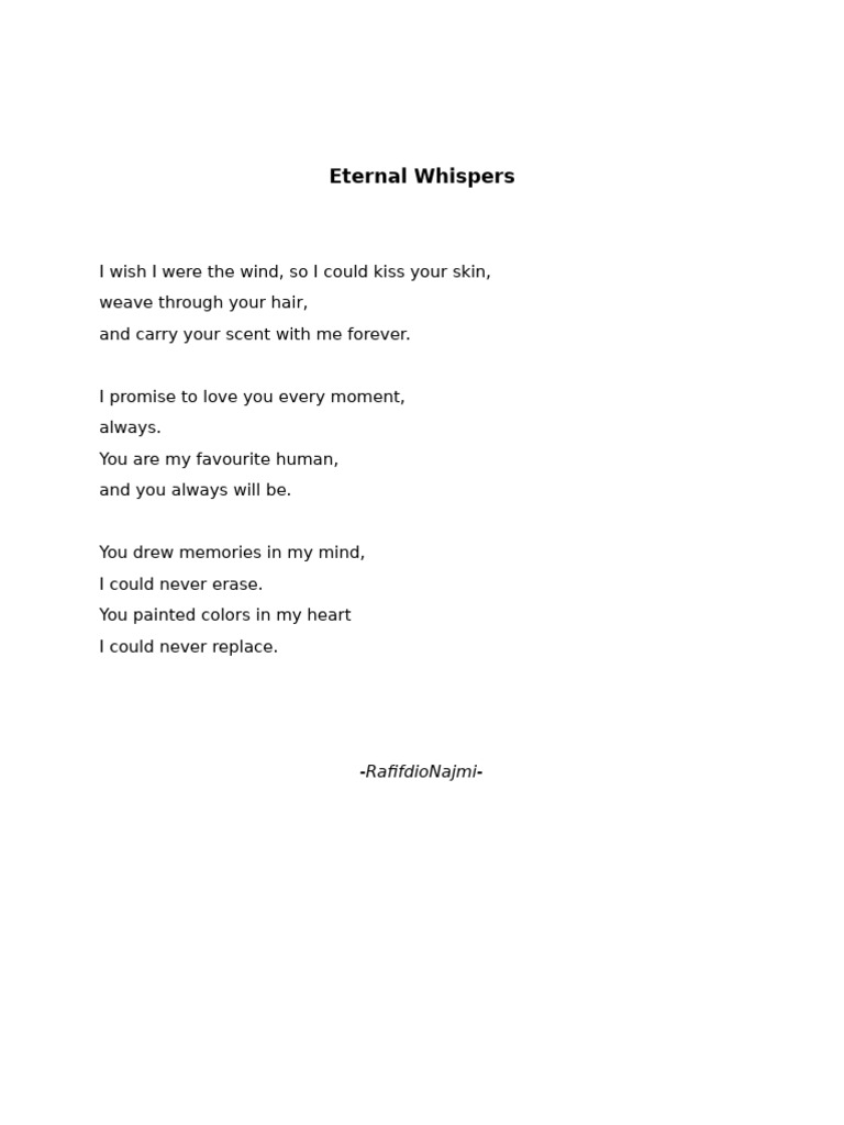 Eternal Whispers | PDF