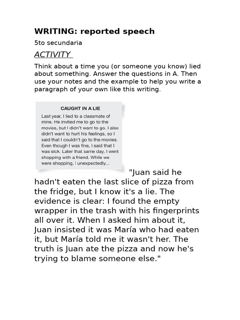 20250428-080420-Reported Speech Activities | PDF