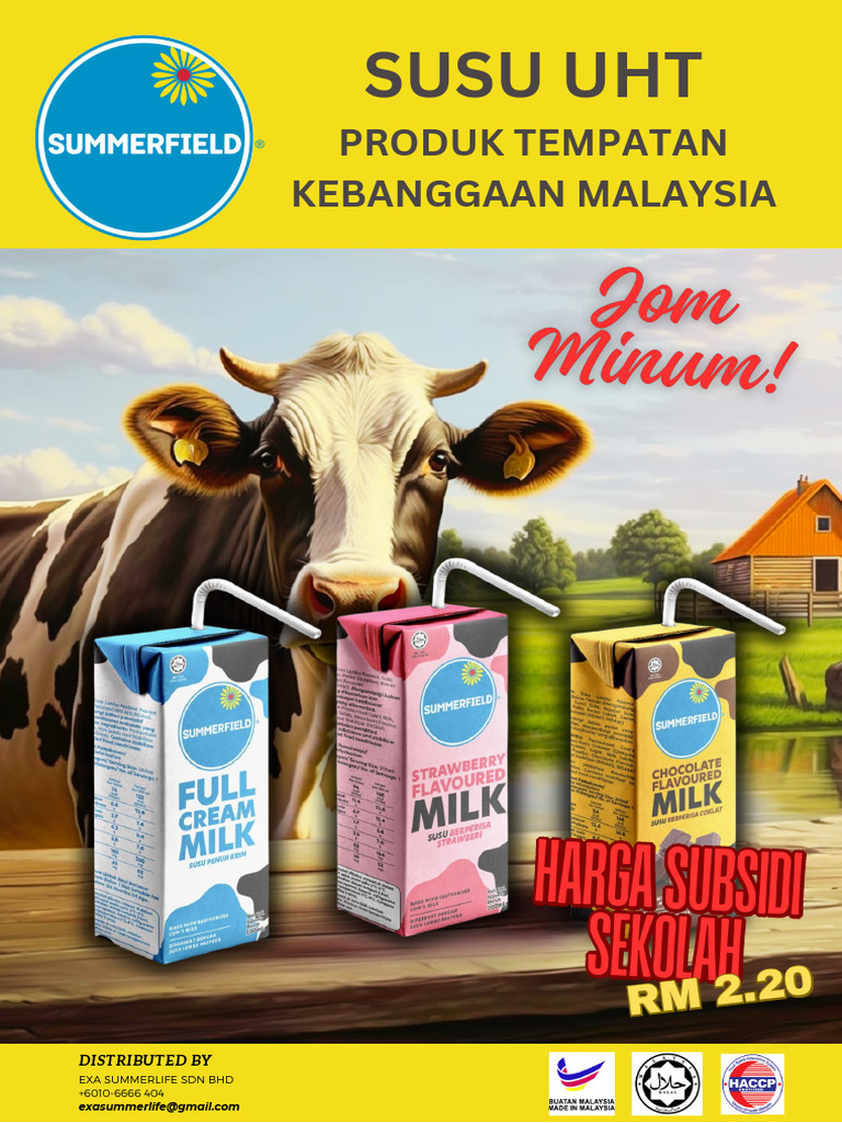 Poster Susu Subsidi Sekolah 2.20 | PDF