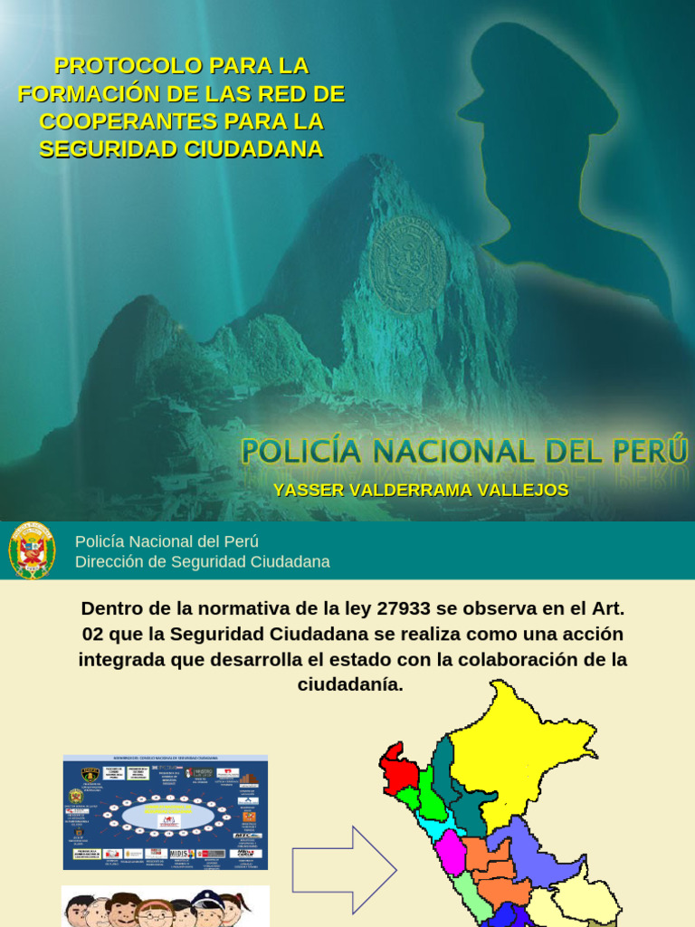 Protocolo para Red de Cooperantes en Seguridad | PDF | Policía ...