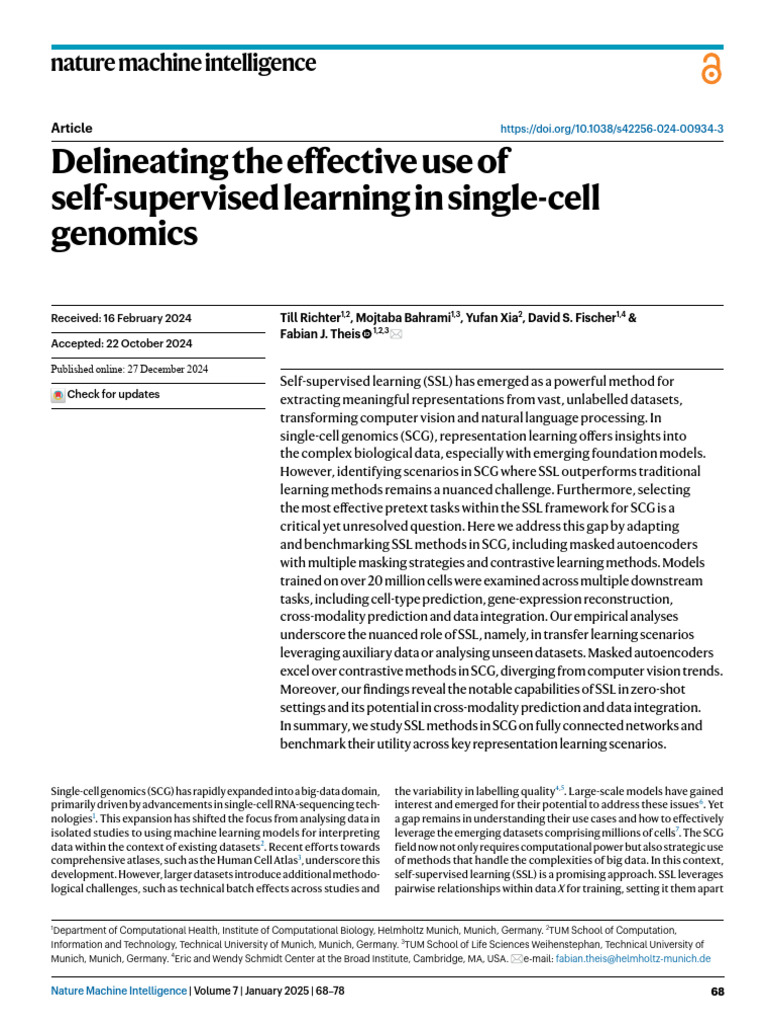 Delineating The Effective Use of Self-Supervised Learning in Single ...