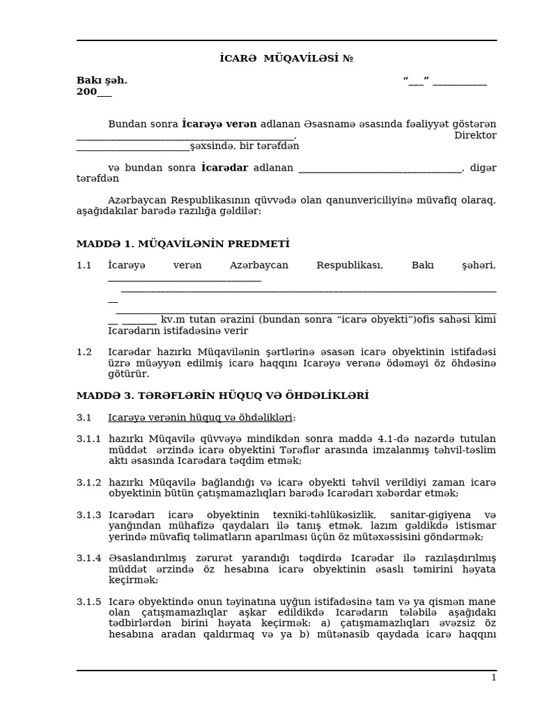 Icare Muqavilesi | PDF