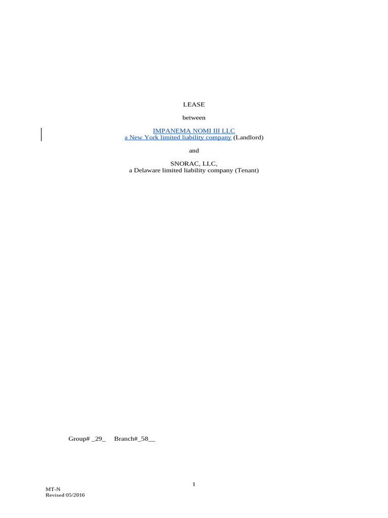 Mkn(RED) Multi-Tenant Property Net Lease Form 2958 | PDF | Leasehold ...